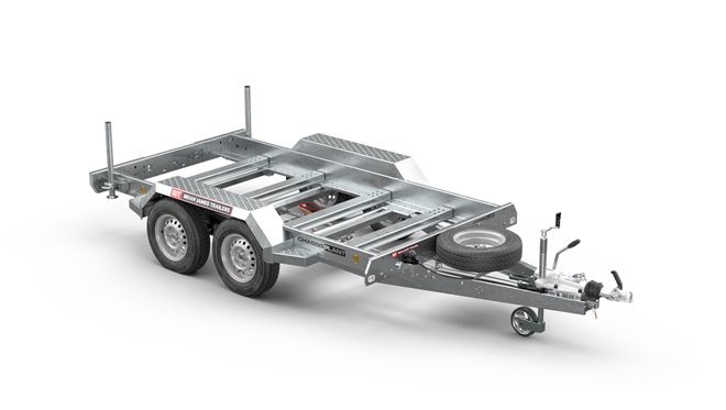 Brian James Chassis Plant 2.8m x 1.3m, 2,700kg, 2 Axle, 13" Wheels ...