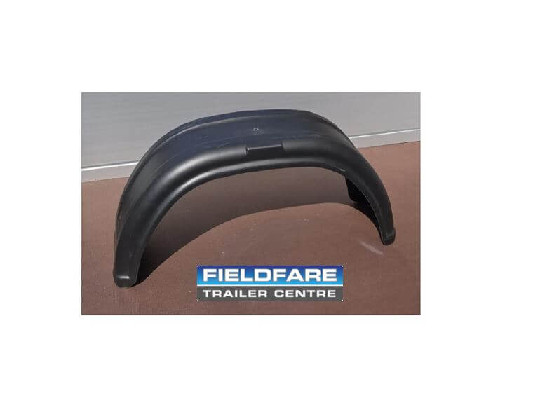 Anssems Black Mudguard for GT Trailers fitted with 13 inch wheel ...