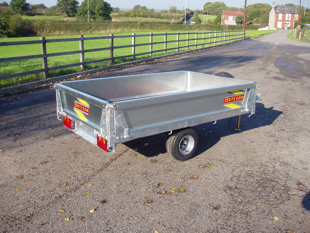 Bateson 520 Unbraked Single Axle Trailer 7'x4' 550kg GVW - Fieldfare ...