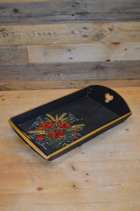 Houten dienblad │ Beschilderd │ Decoratie │ Kringloop │ Loodsvol.com ...