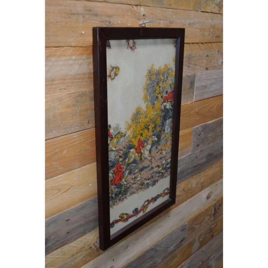 Afbeelding vossenjacht │ Houten lijst │ Kringloop │ Loodsvol.com ...