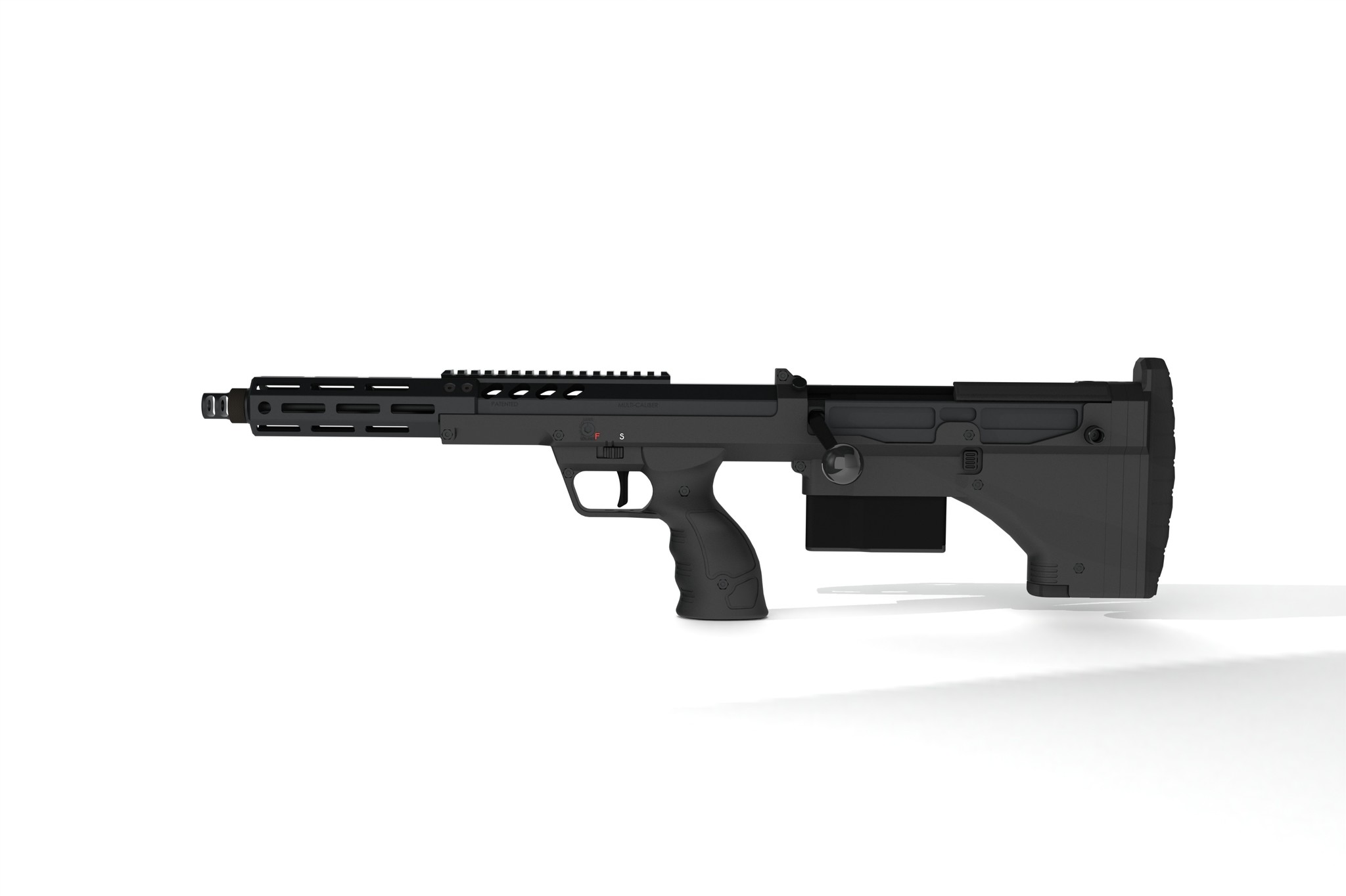 Desert Tech SRS A2 Covert, 16’’ Barrel - Black, Left Handed - Skirmshop ...