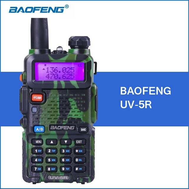 Baofeng Uv5r Professional Two Way Radio Camo - Skirmshop Ireland LTD