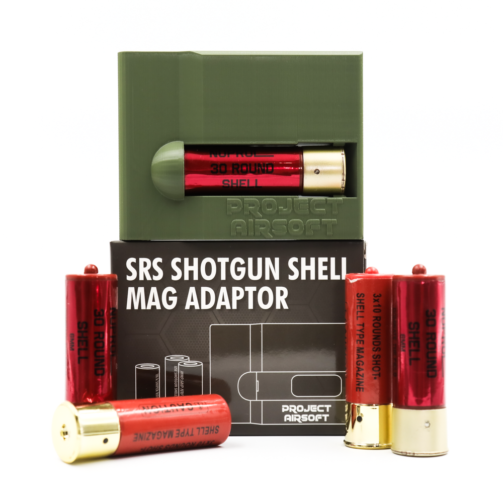 Project airsoft SRS to Shotgun Shell Magazine Adaptor - OD GREEN ...
