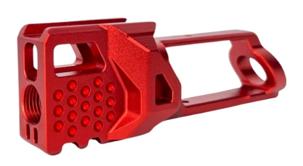Ctm FUKU-2 CNC UPPER Compensator - Red - Skirmshop Ireland LTD