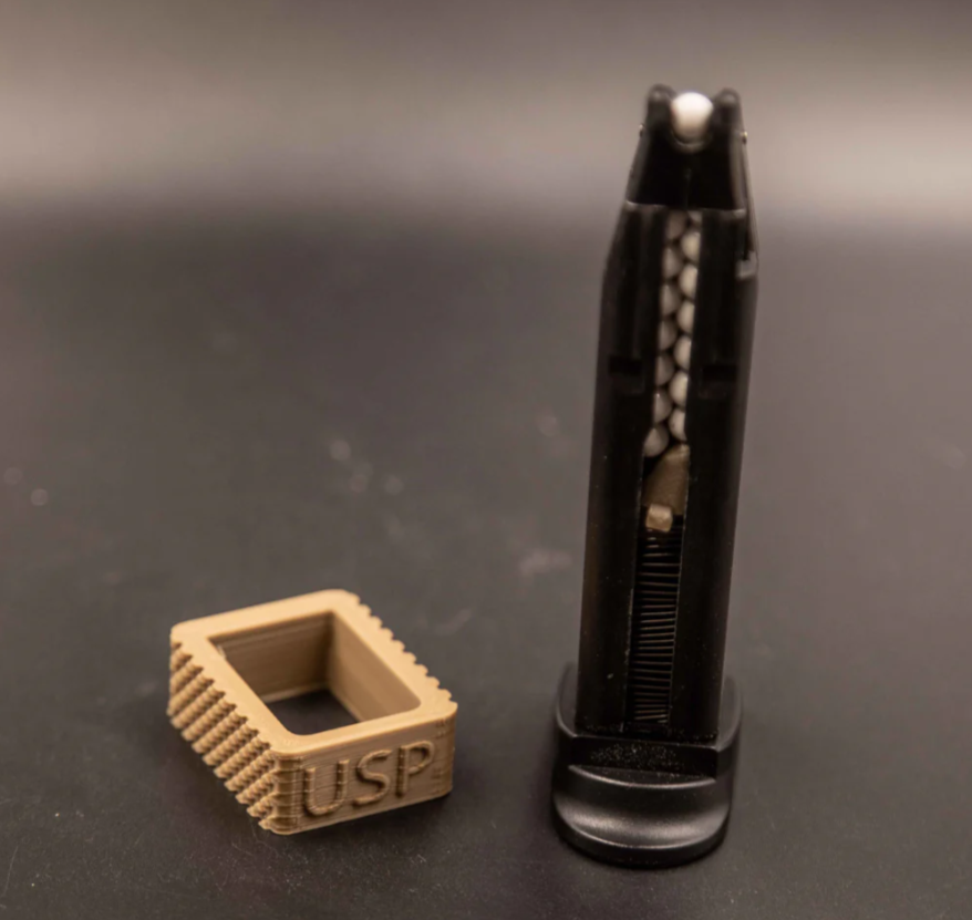 Project airsoft USP Compact Magazine Loader Tan - Skirmshop Ireland LTD