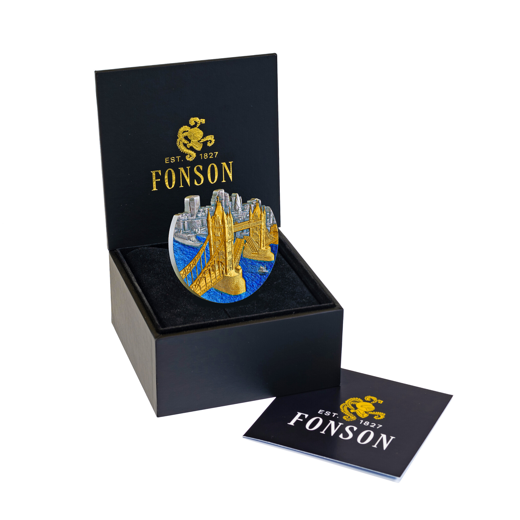 Pièce World's Famous Bridges - Tower Bridge - 5 oz argent - P. De Greef ...