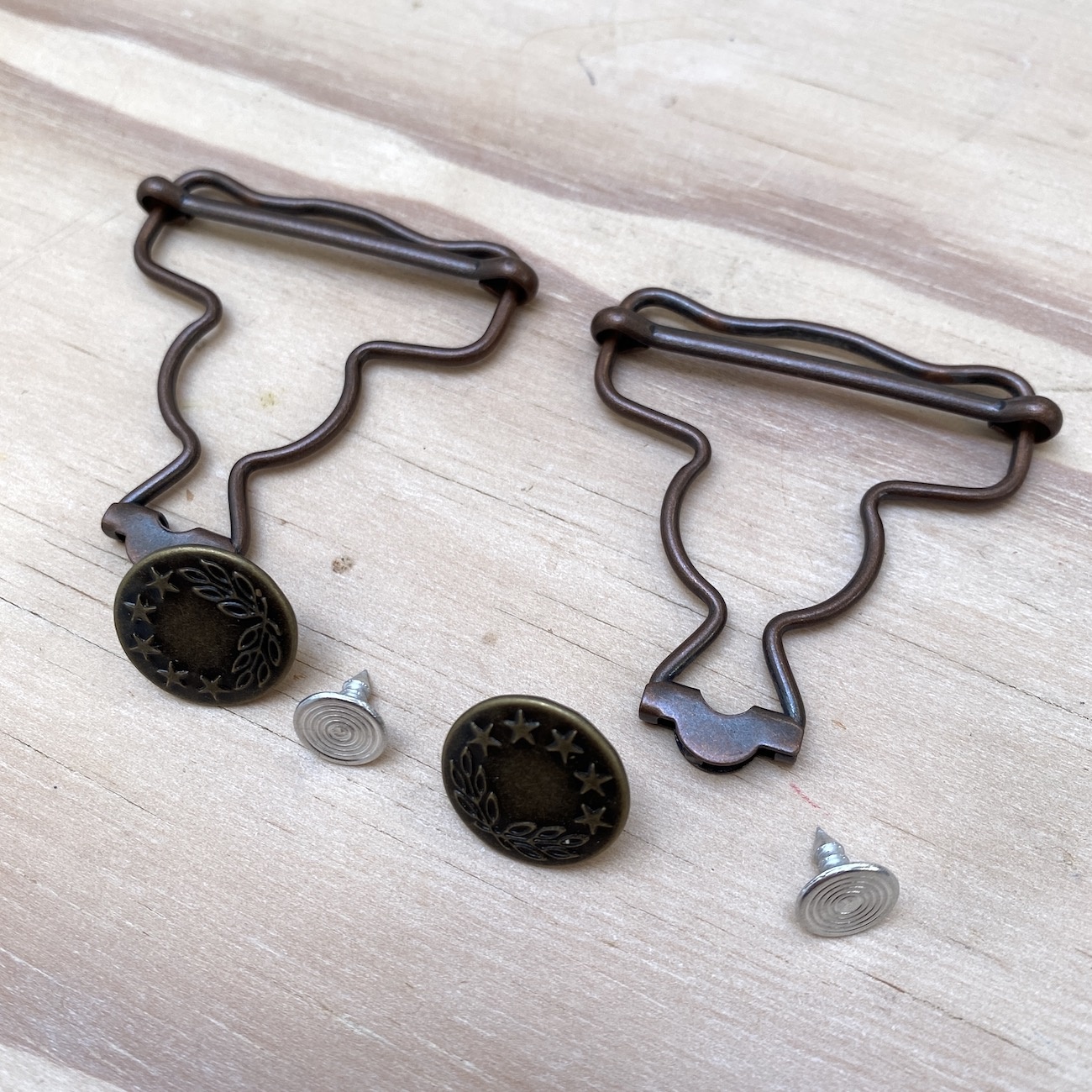 Studio Olive - Salopette sluiting - Koper - 2 stuks - Studio Olive