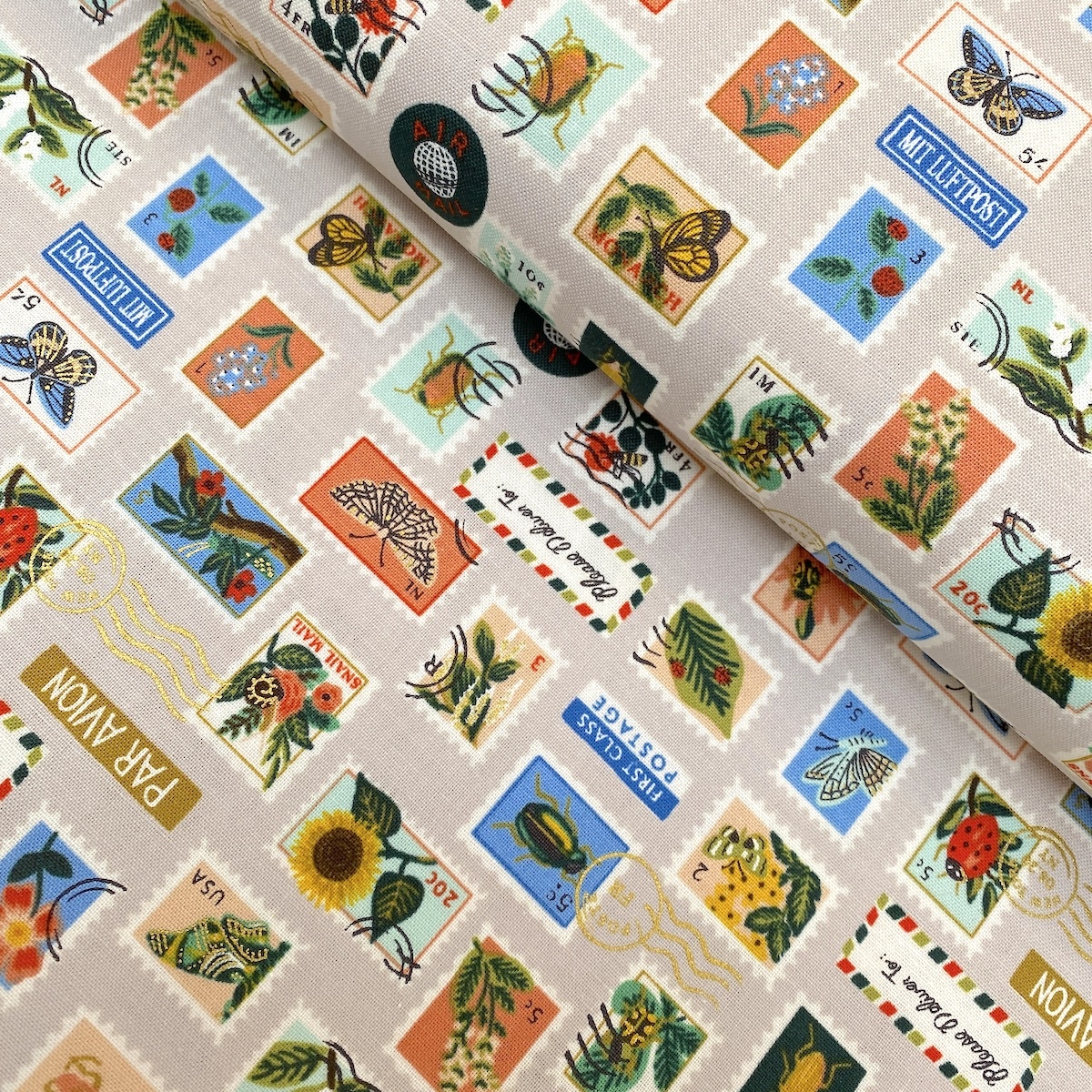 Studio Olive - Katoen - Rifle Paper - Little Stamps - Studio Olive