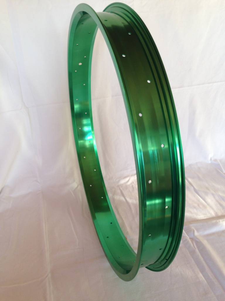 alloy rim RM65, 24", green anodized - Robs'son