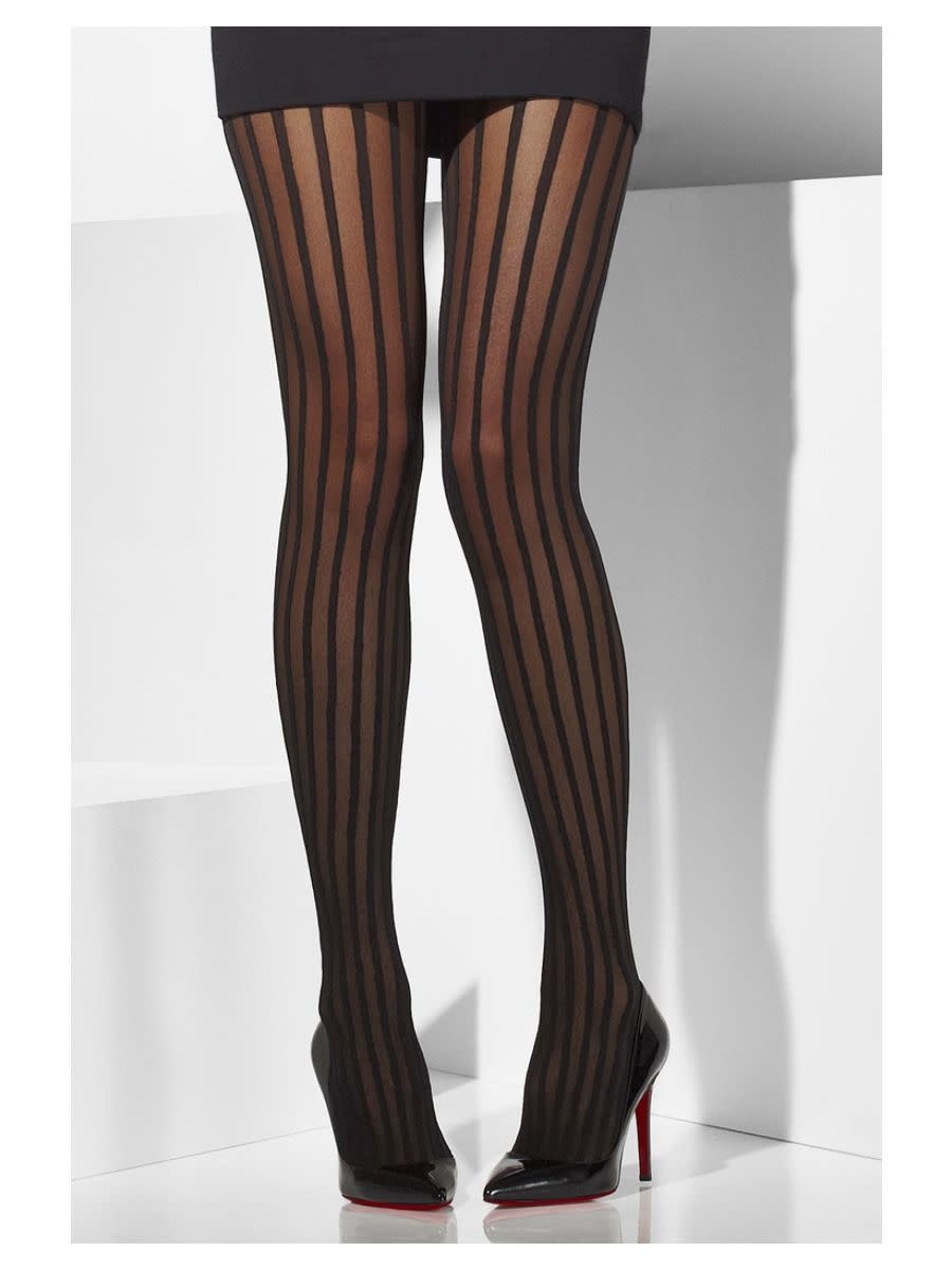 Panty Verticale Strepen - Zwart - Zorg voor Party online feestartikelen ...