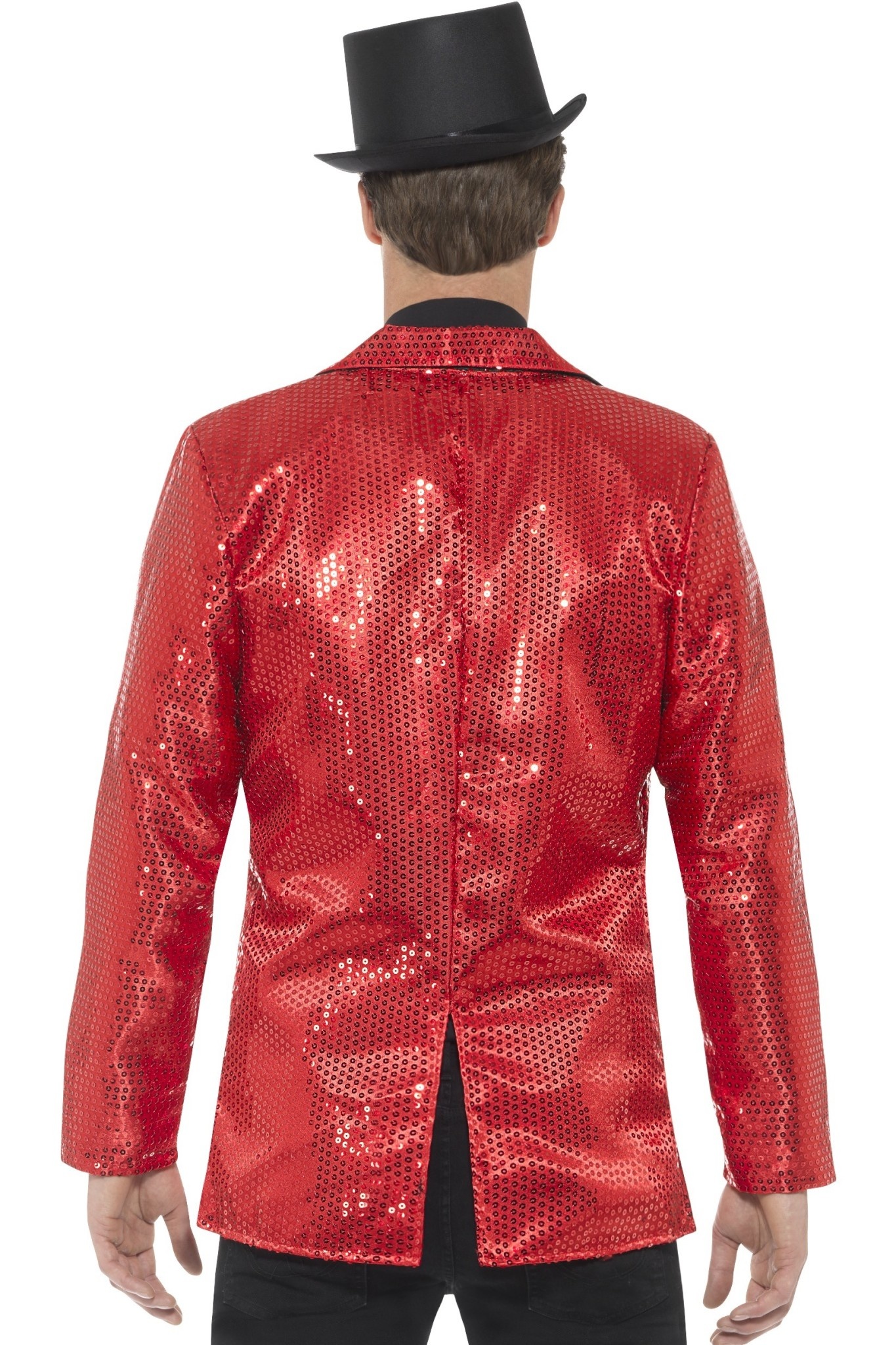 Rood Glitter Jasje voor Heren - Stralend op de Jaren 70 Disco! - Zorg ...