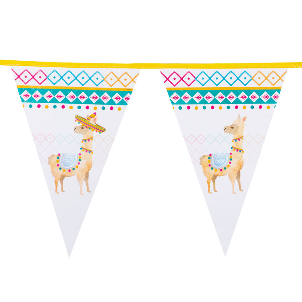 Plastic Vlaggenlijn - Lama Kinderfeestje - Zorg voor Party online ...