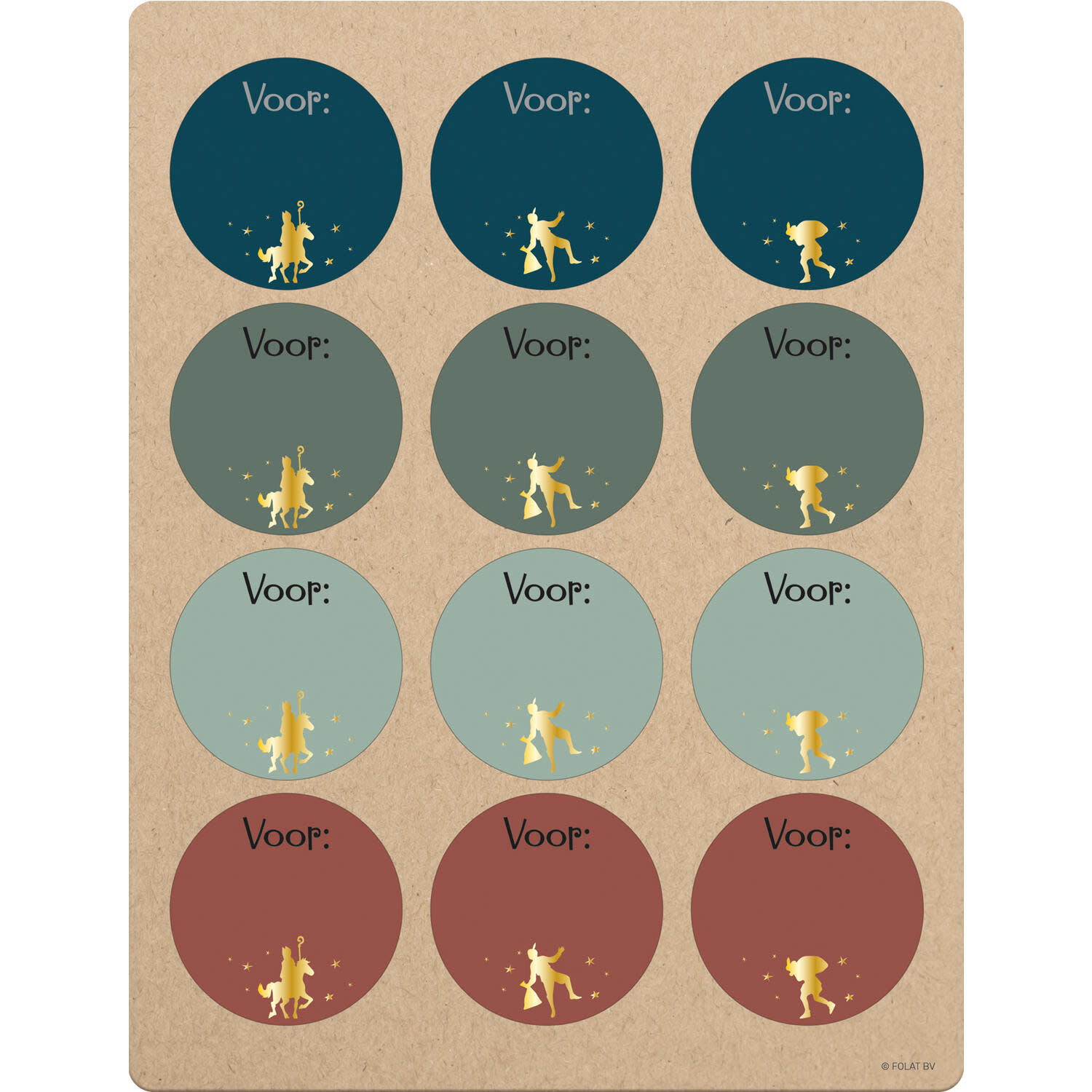 Naamstickers Cadeau 'Welkom Sint & Piet' - Zorg voor Party online ...