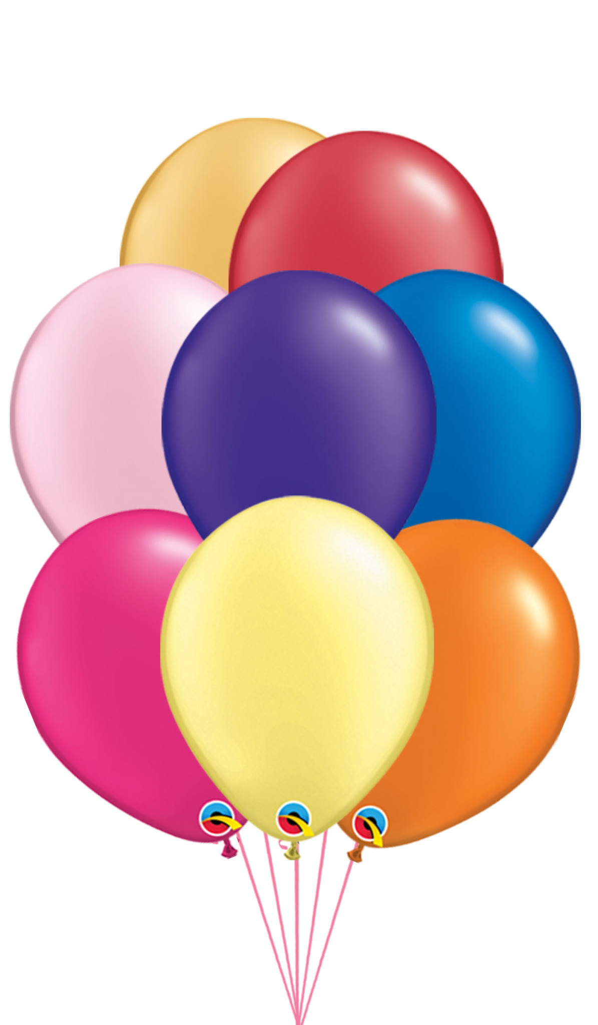 Tros van 10 Helium Ballonnen - Metallic - Zelf Samenstellen - Zorg voor Party online ...