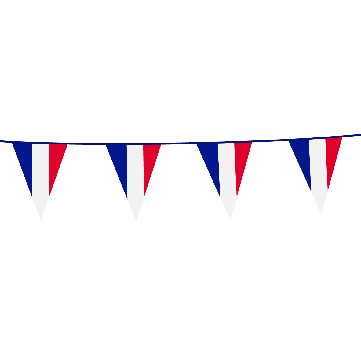 Plastic Vlaggenlijn Franse Vlag - Feestelijke Decoratie - Zorg voor ...