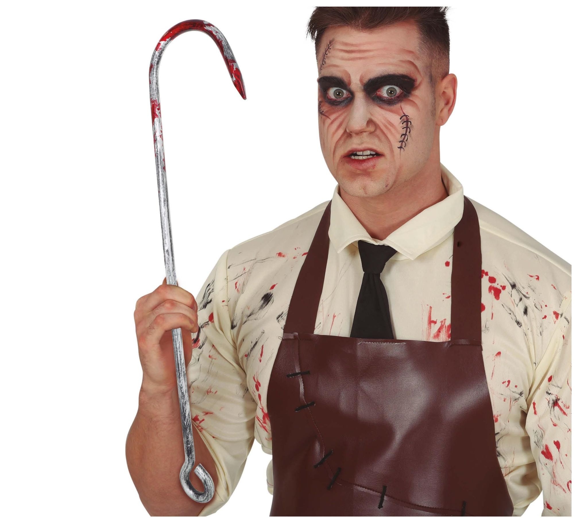 Bloederige Slagershaak van 65 cm - Angstaanjagende Halloween Decoratie ...