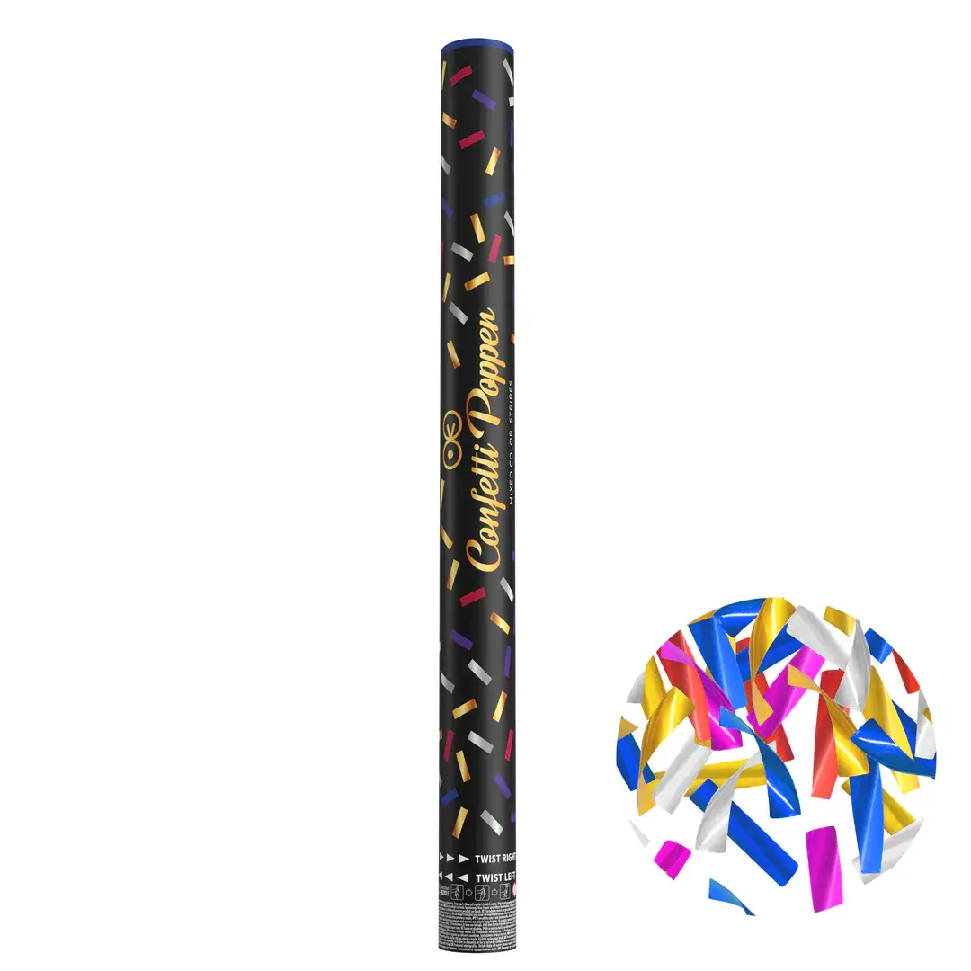 Confetti Shooter Gekleurd - 60 cm - Zorg voor Party online ...