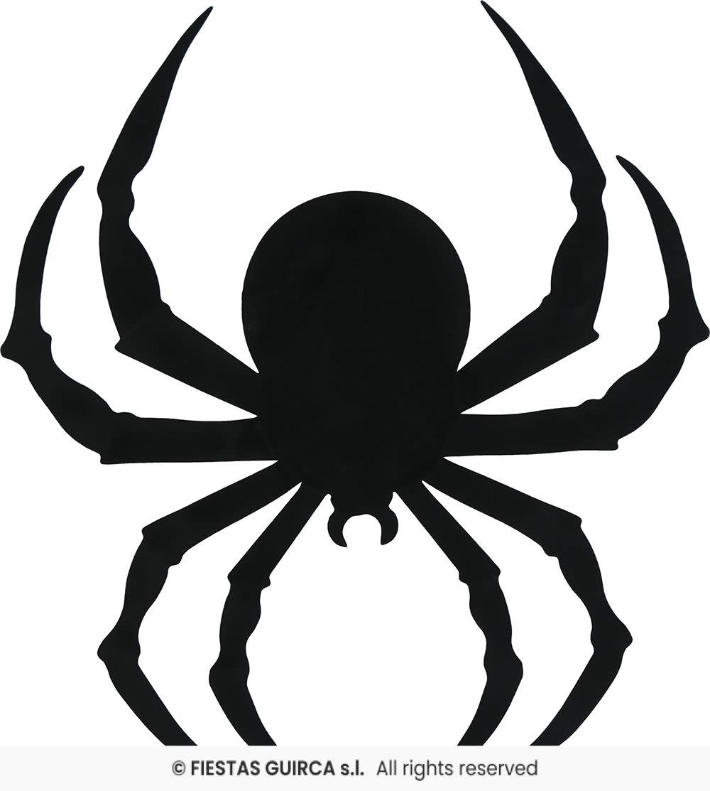 Guirca Zwarte Spinnen Silhouetten - 12 st - 6-19cm - Zorg voor Party ...