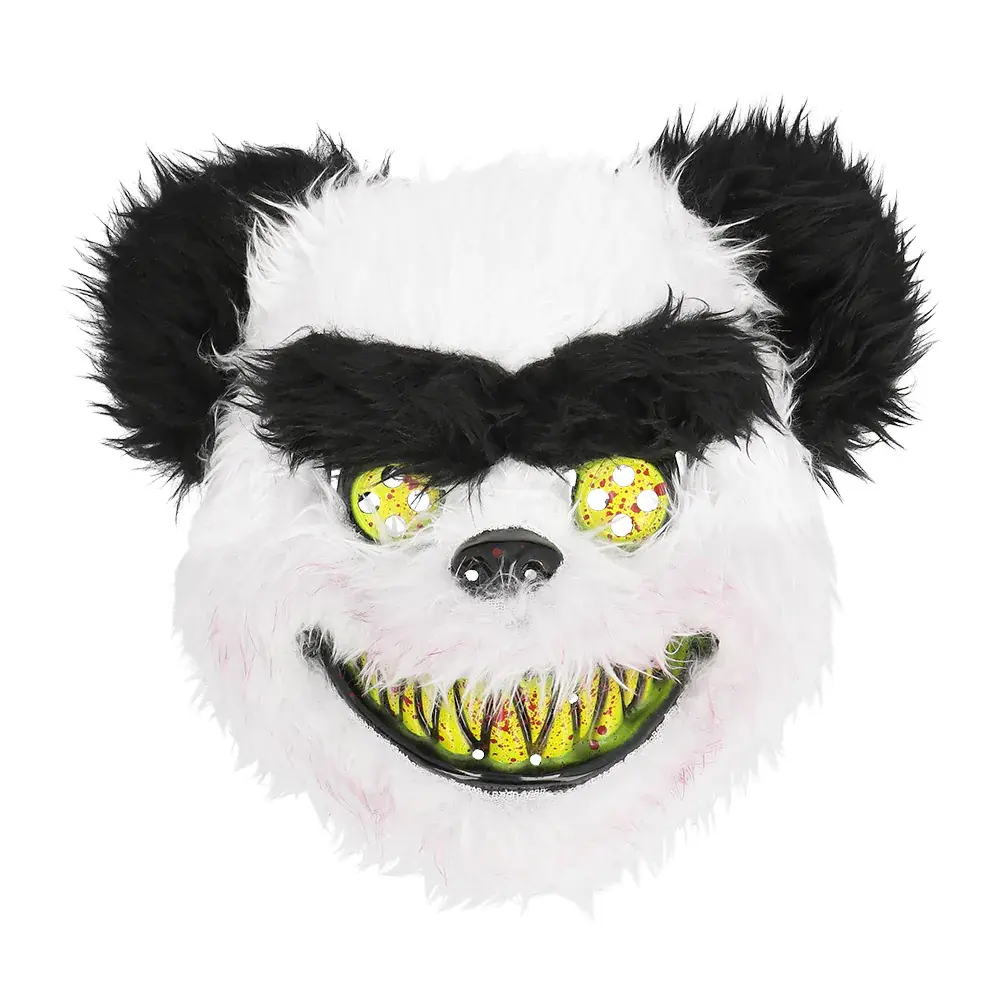 Bloody Panda Pluchen Masker – Griezelig Accessoire voor Halloween & Co ...