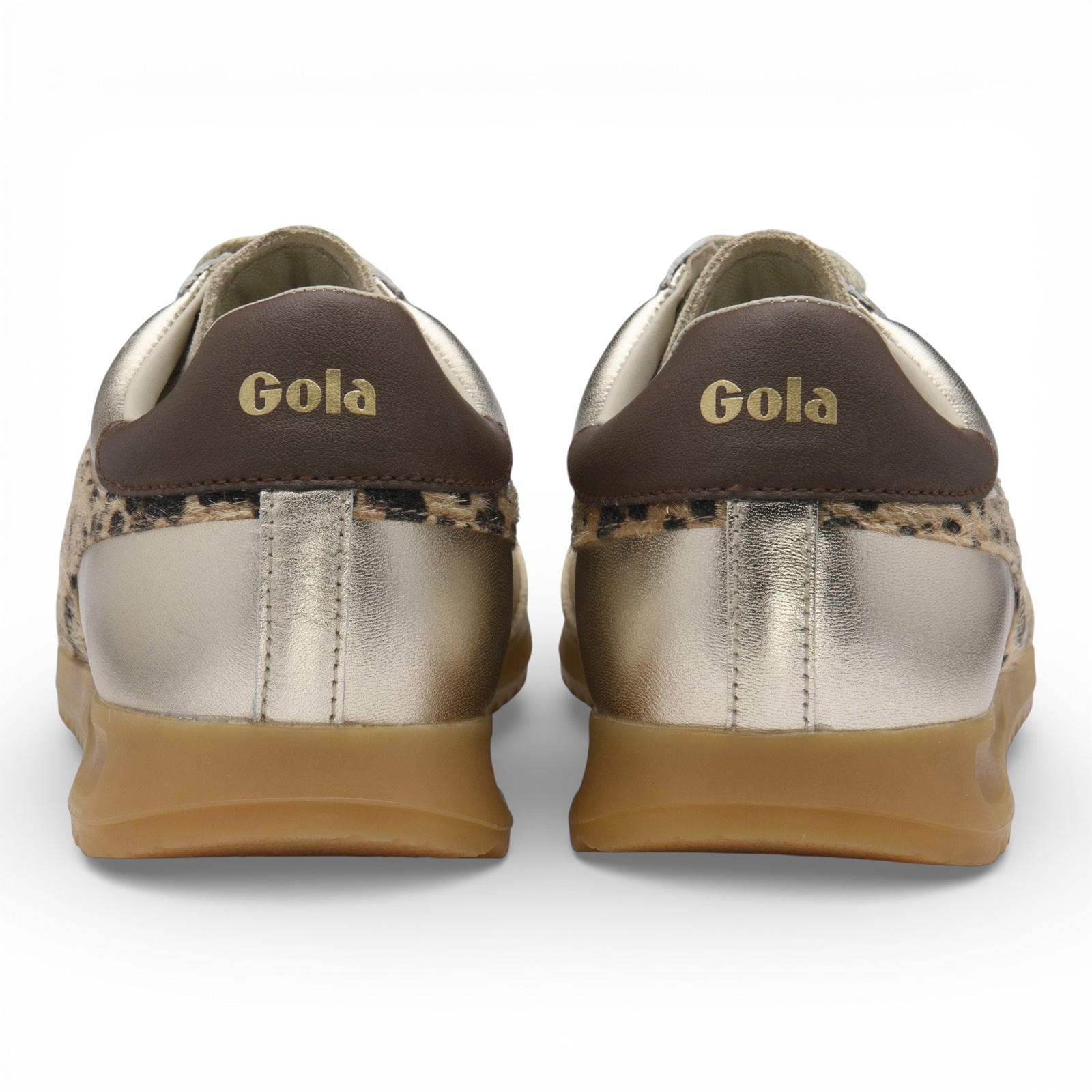 Bottine|Gola|Torpedo Glimmer Safari|Trainer Gold/ Leopard/ Dark Brown ...