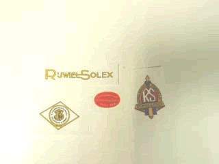 Sticker set ' Peperbus' - Van de Ven Solex Verkoop en Reparatie