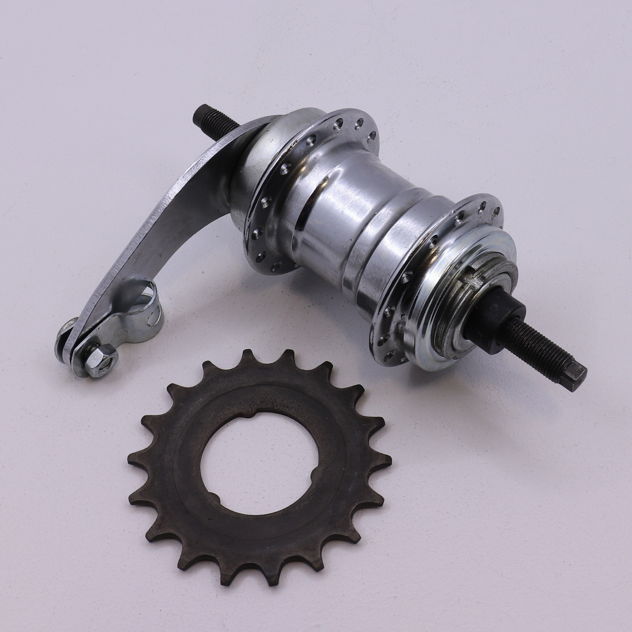 Back pedal hub complete 36 holes - Van de Ven Solex Verkoop en Reparatie