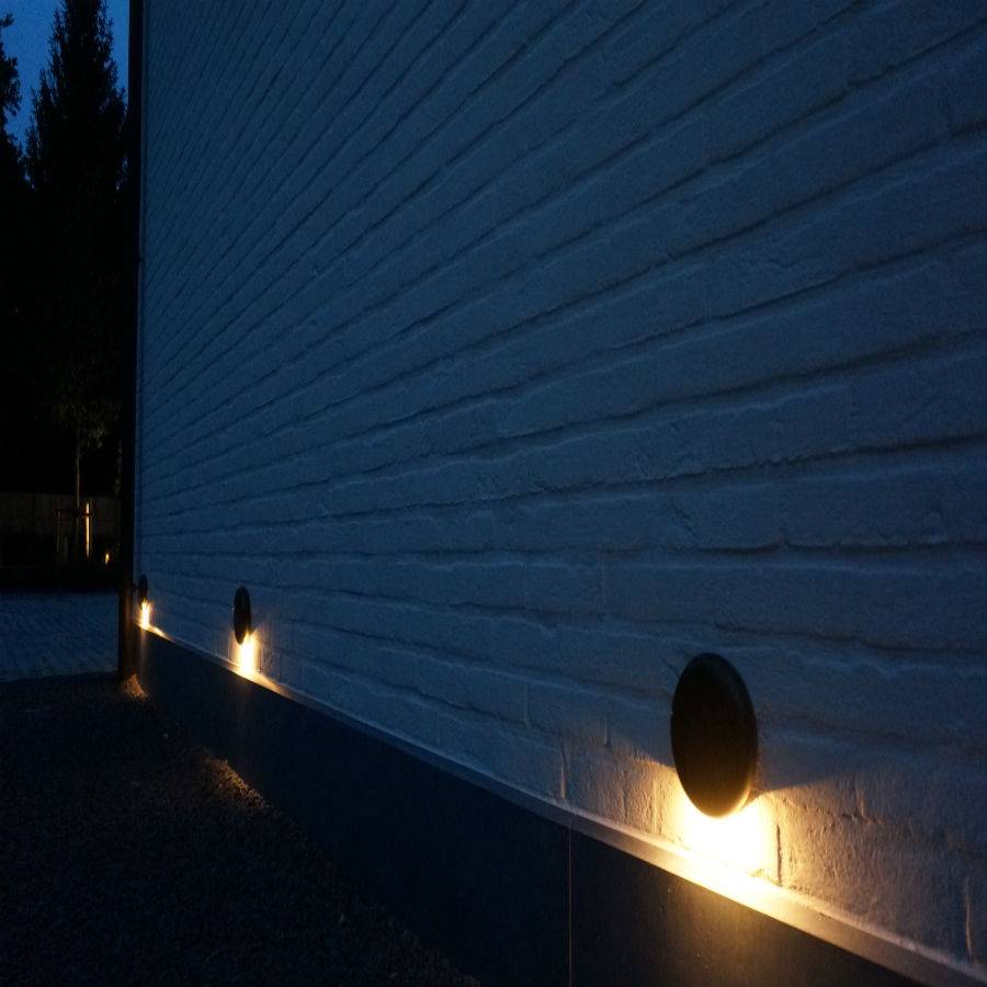 Oprit verlichting LED brons, nikkel, chroom 90° of 2x90° - Feluce
