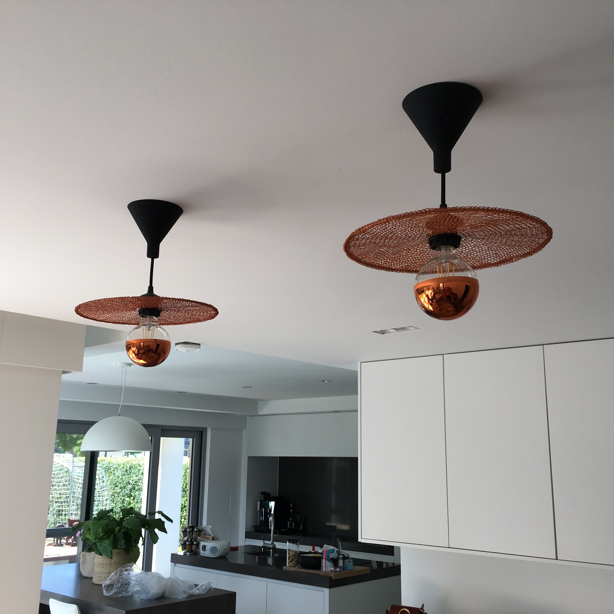 Hanglamp koper 25 tot 60 cm diameter - Feluce