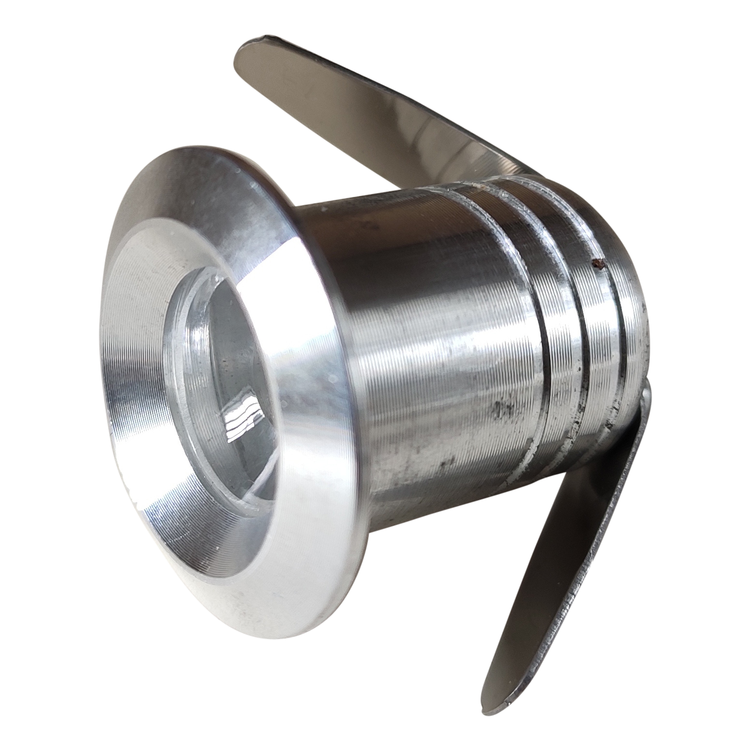 Kleine inbouwspot LED 1W zaagmaat IP44 20mm wit, grijs of zwart - Feluce