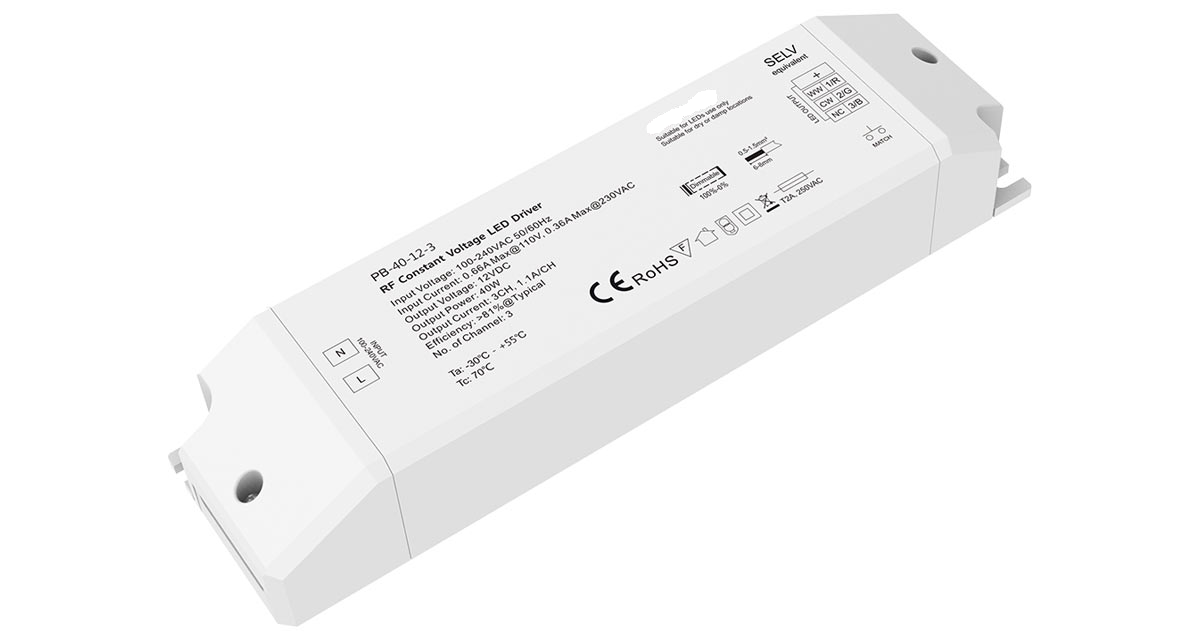 Transfo dimmable 40W 220V IP67 pour LSPP-INB-LED-3-015