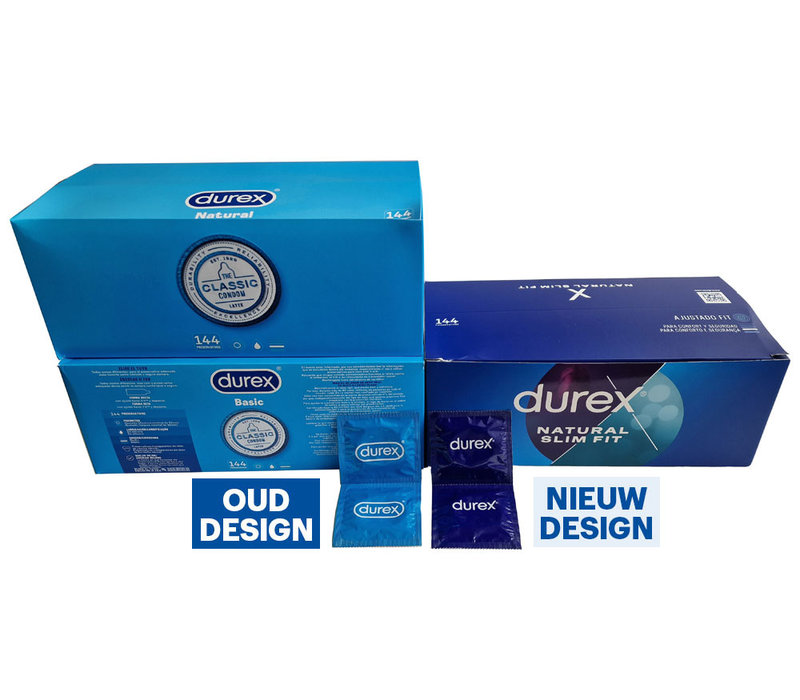 Durex Basic condooms - Durex Natural Slim Fit condooms - Condoom Anoniem