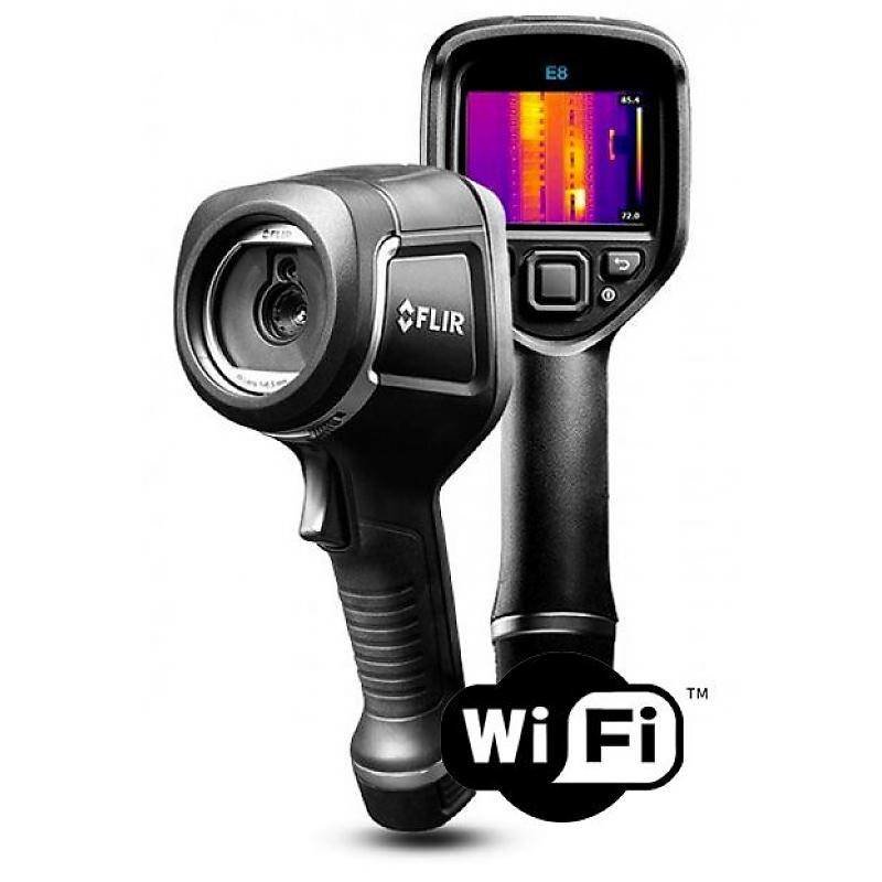FLIR E8 WiFi infrared camera 320 x 240 pixels & MSX® - Warmtebeeldcamera.nl