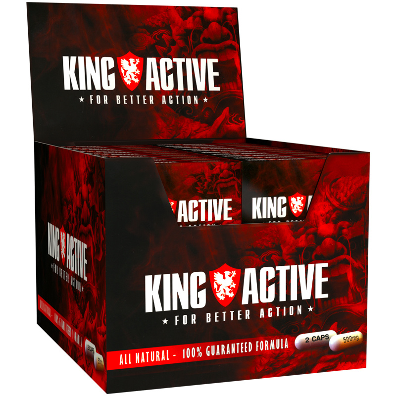 King Active - 80 caps - Natural erection pills - Dokterlifestyle.com