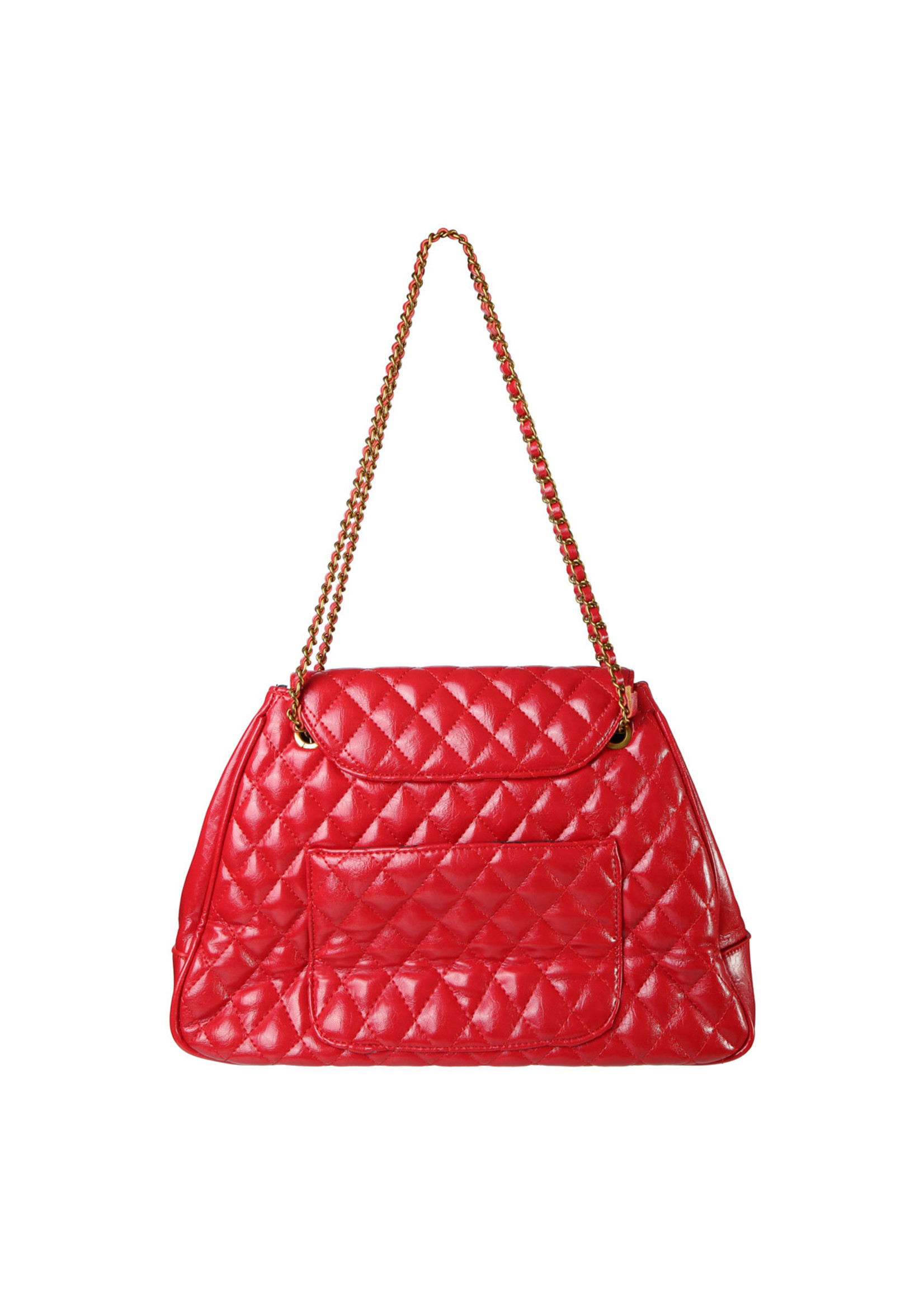 Tas rood lak groot - Villa Rose