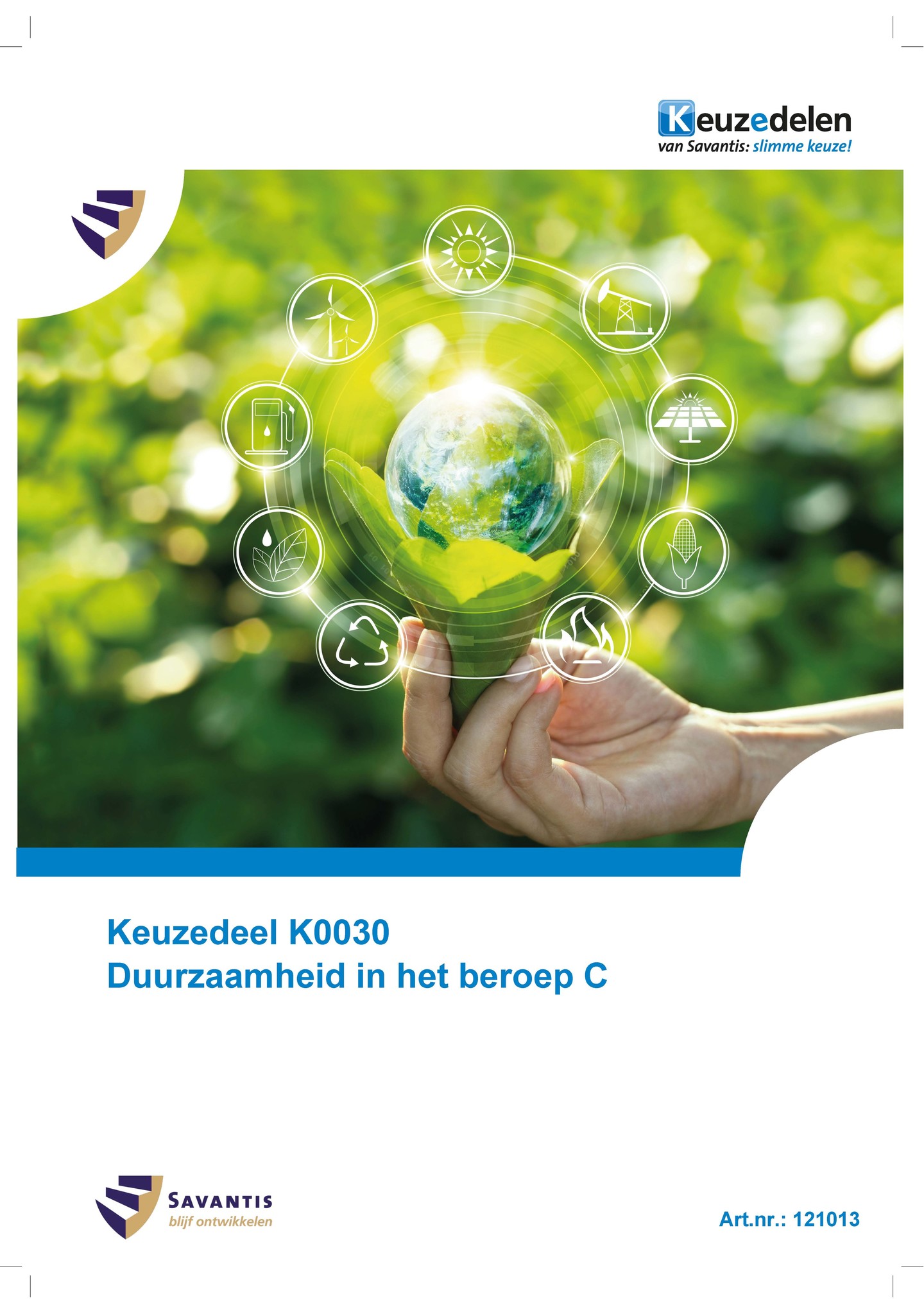 Keuzedeel Duurzaamheid in het beroep C | K0030 | Papieren versie | Savantis - Savantis