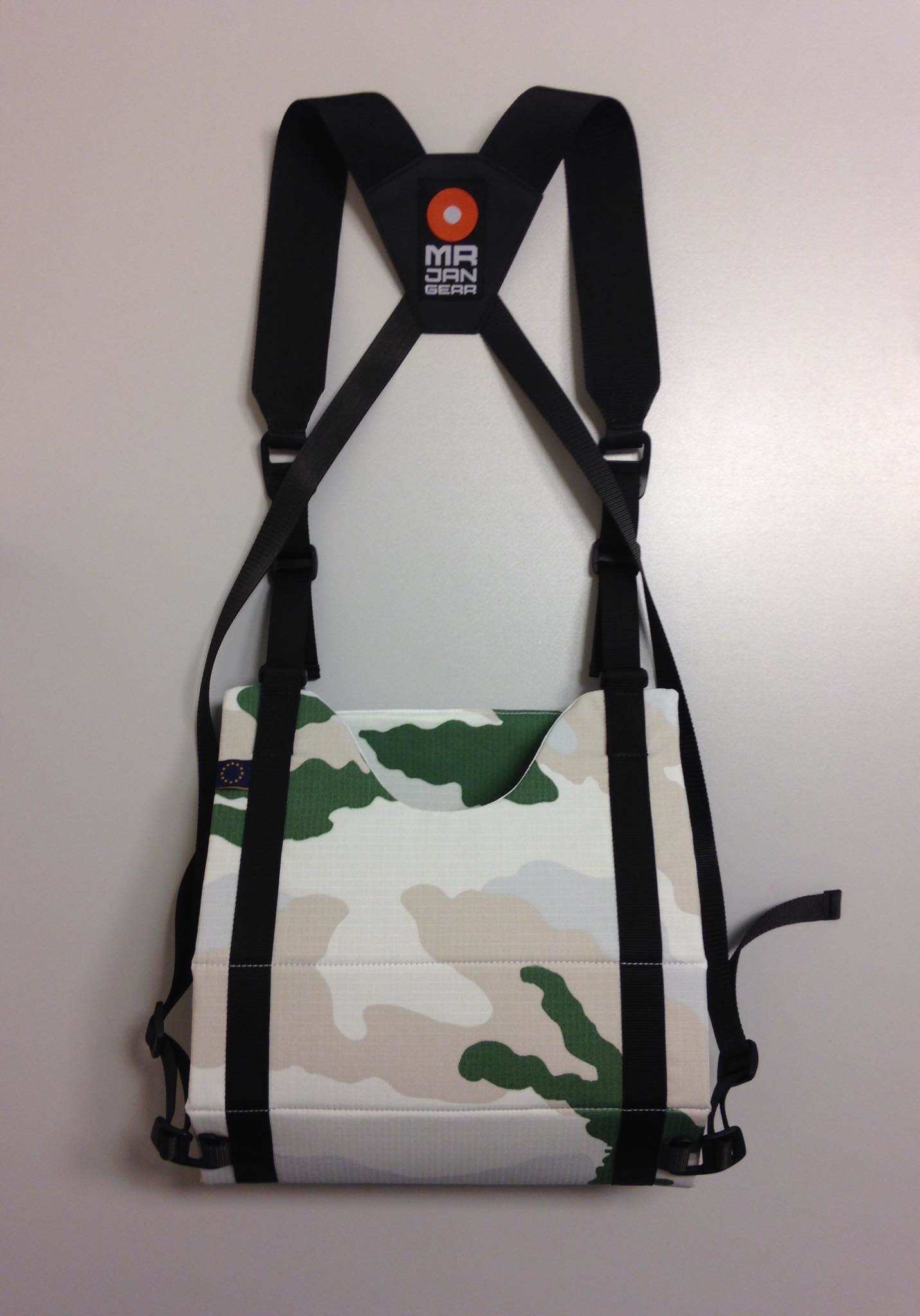 MrJanGear Lens Carrier System - Snow Camo - Foto Coudenys B.V.