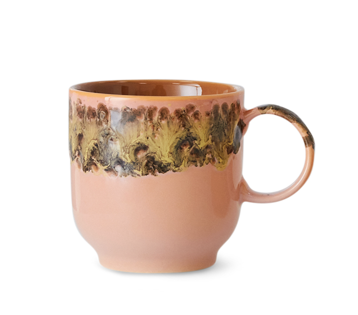 HK Living 70s ceramics: café mug lush - Thuishaven-Living