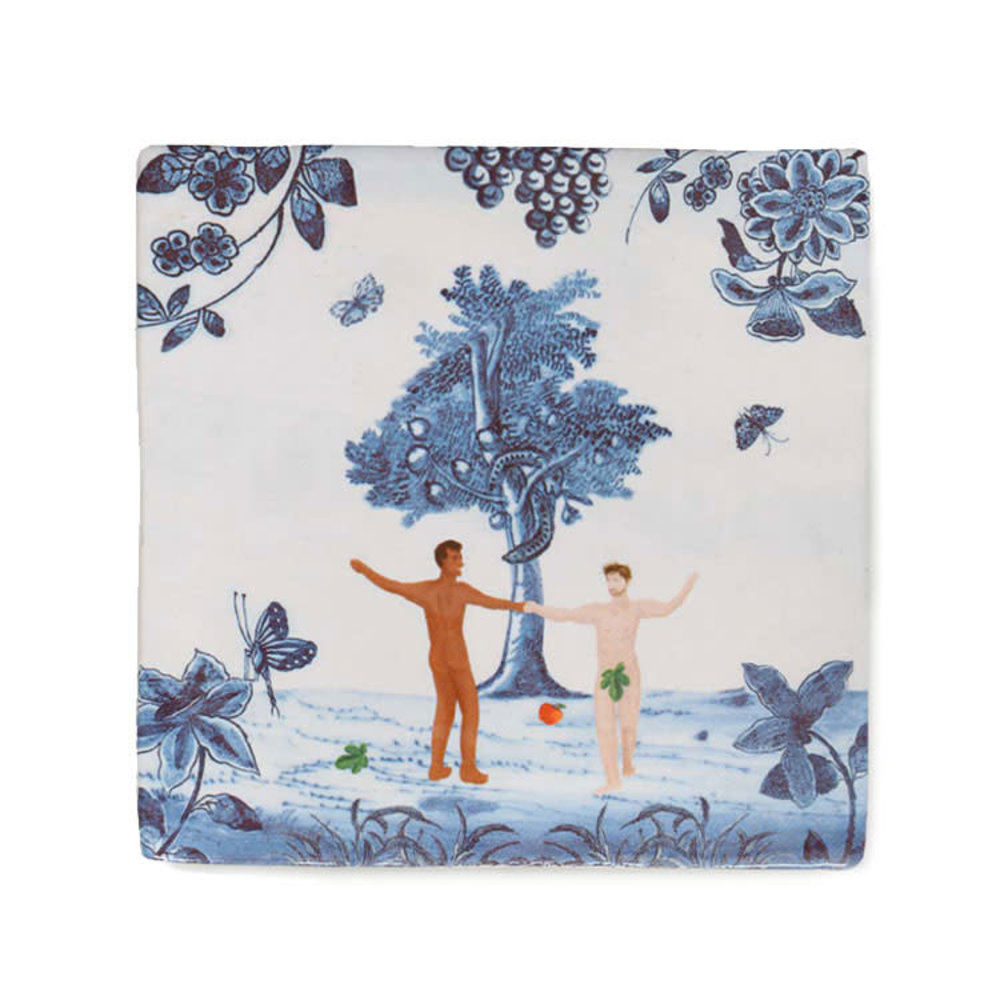 Storytiles - adam & adam in de tuin van eden - small - Hoge Ramen