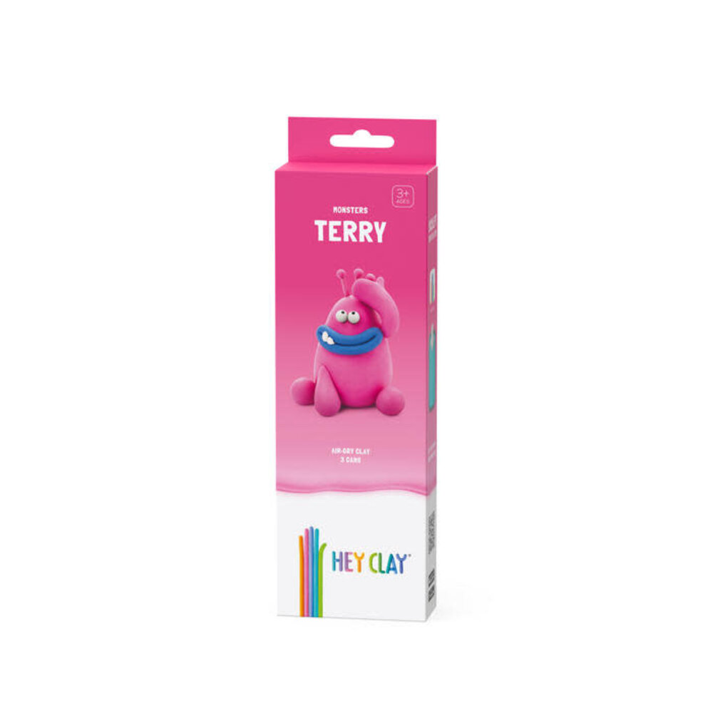 Hey Clay - boetseerklei - terry (3 potjes) - Hoge Ramen