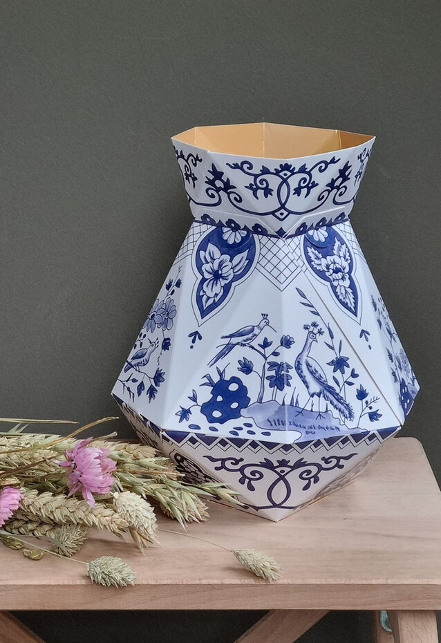 Piet design - vouwpakket - vaas adriaan - Hoge Ramen