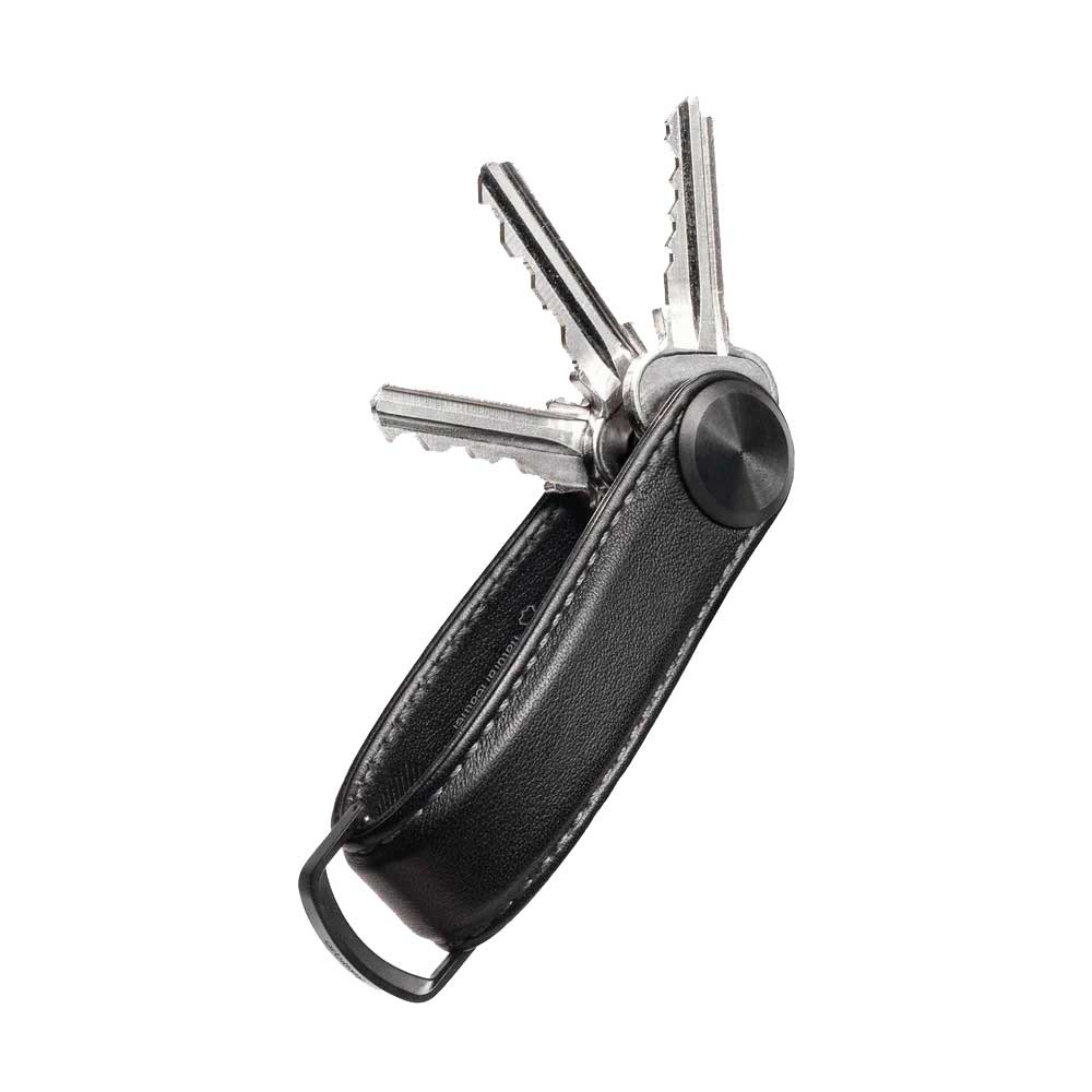 Orbitkey - key organizer pro - leather - blackout - Hoge Ramen