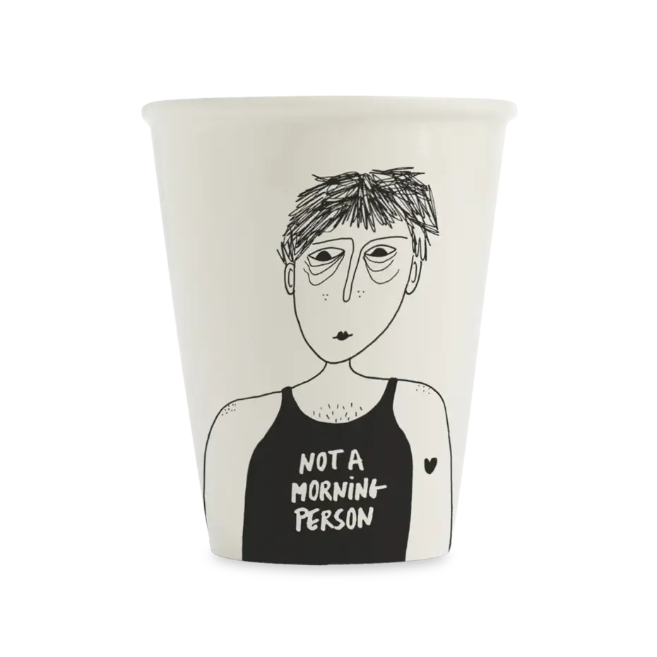 Helen b - beker - not a morning person - Hoge Ramen