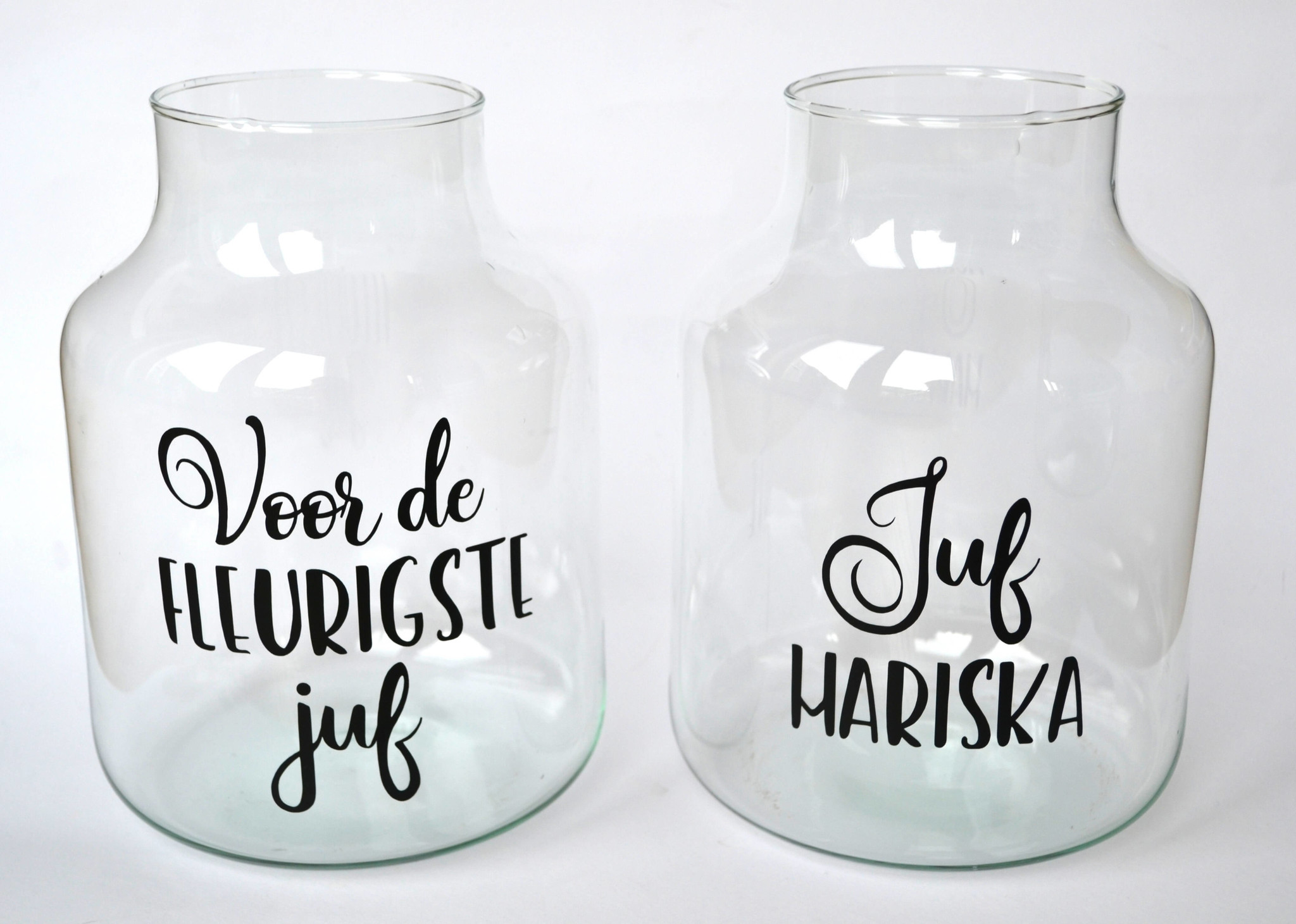 Sticker 'Voor de fleurigste juf' - SuzyB