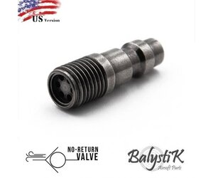 BalystiK HPA no return valve male fitting for GBB magazine US Version ...