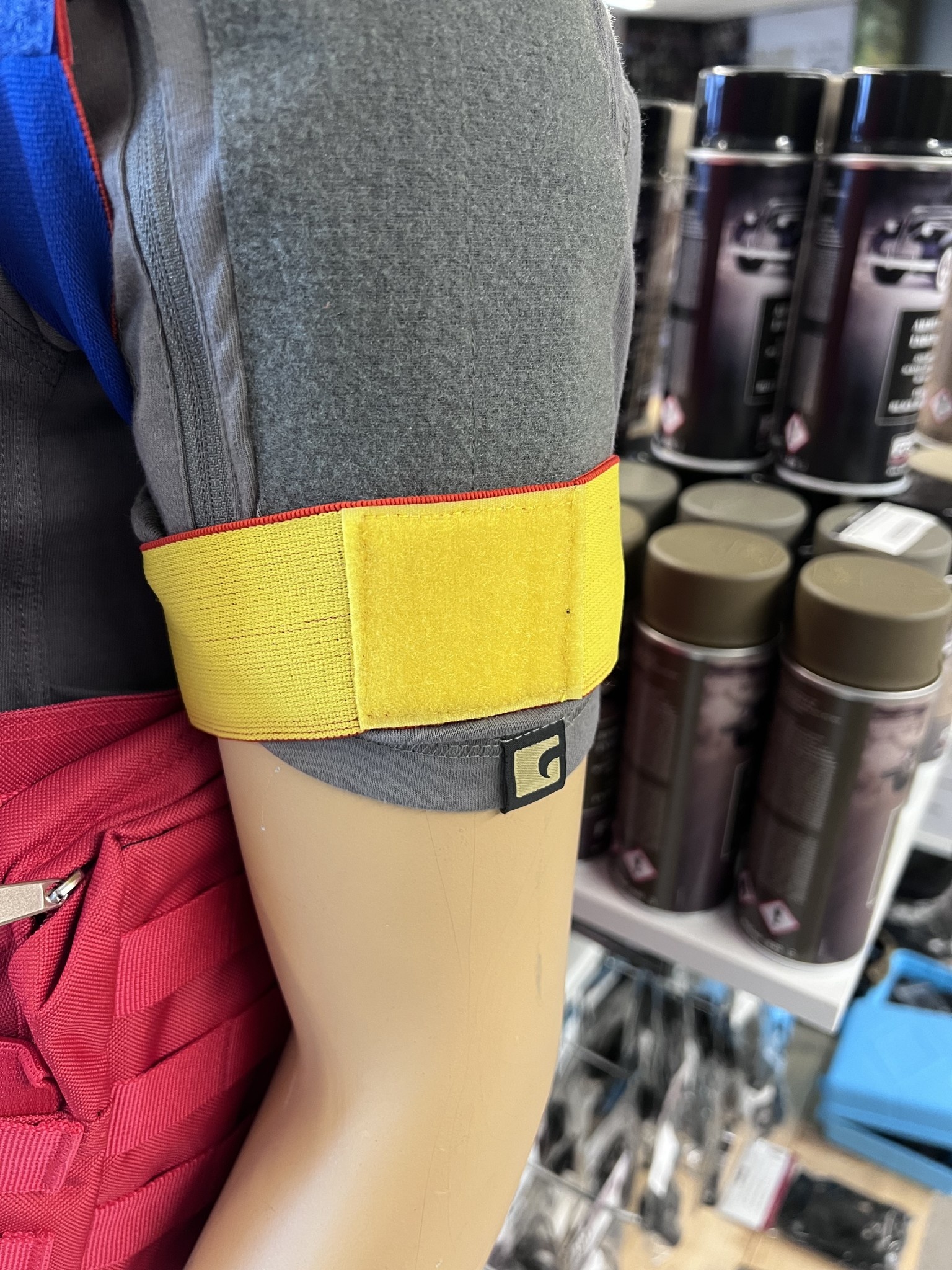 Camaleon Team Strap 2-color V2 velcro for patch (Red-yellow) - tactical ...