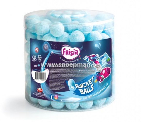 Online blauwe rocketballs bestellen! - Snoepman