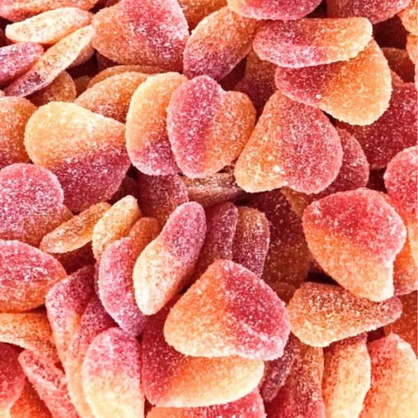 Online snoep hartjes met perzik smaak kopen! - Snoepman