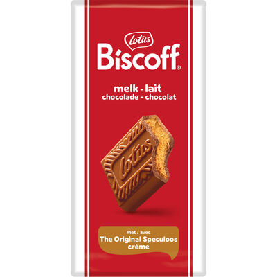 Speculoos Chocolade Reep Lotus 180g bestellen voor grootverbuik! - Snoepman