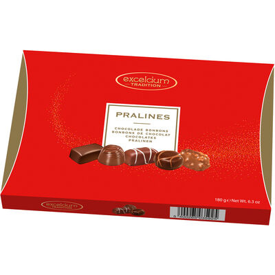 Hamlet Praline Rode Doos 180g kopen! - Snoepman